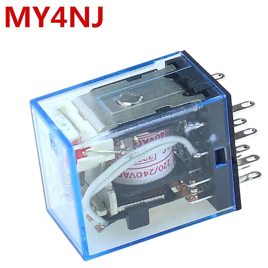 LED MY4 通用繼電器 4pdt,14pins 繼電器 12V 24V 110V 220V MY4NJ 繼電器開關 | 蝦皮購物