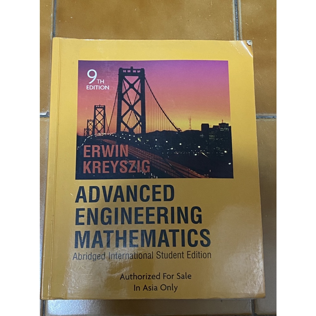 工程數學 ADVANCED ENGINEERING MATHEMATICS 9/E (ABRIDGED EDITION) | 蝦皮購物
