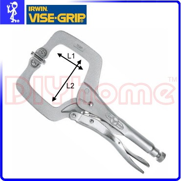[DIYhome] 美國 IRWIN VISE-GRIP C型萬能鉗 6SP 11SP 18SP 24SP 握手牌 | 蝦皮購物