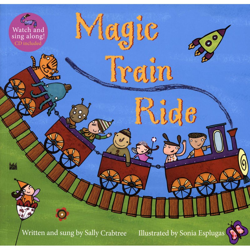 MAGIC TRAIN RIDE 歌唱繪本 英文繪本 故事書 繪本 有聲書交通工具【麥克兒童外文書店】 | 蝦皮購物