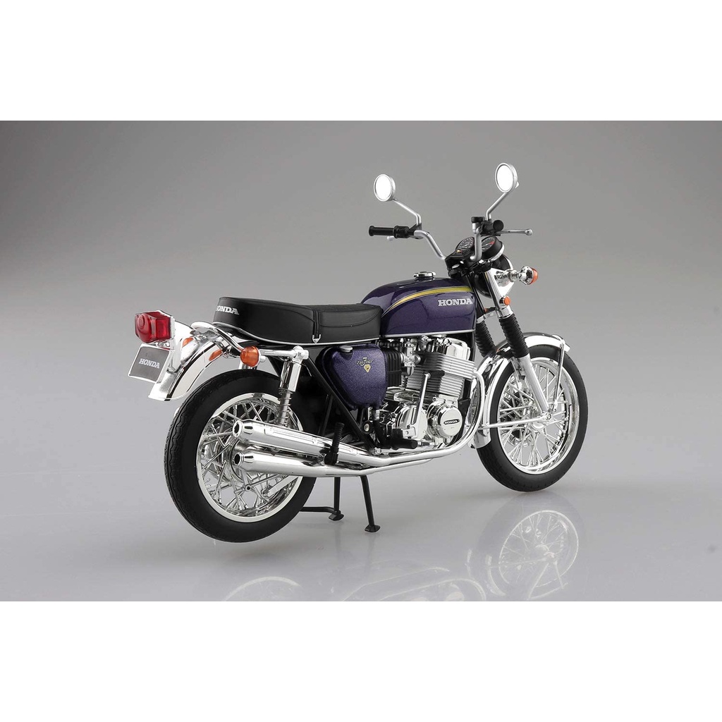 八田元氣小棧: 日版全新 青島 AOSHIMA 1/12 本田 HONDA CB750 FOUR（K2）銀.紫色 完成品 | 蝦皮購物