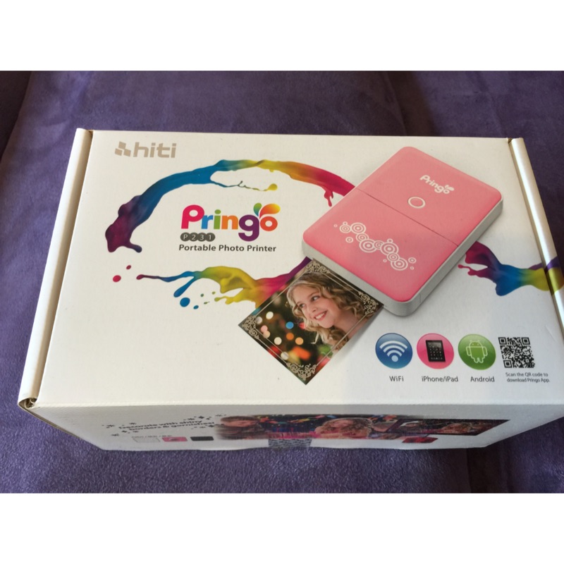 二手【Hiti Pringo】P231 WIFI行動相片印表機 台灣誠研公司貨(附80張相紙+8色帶) | 蝦皮購物