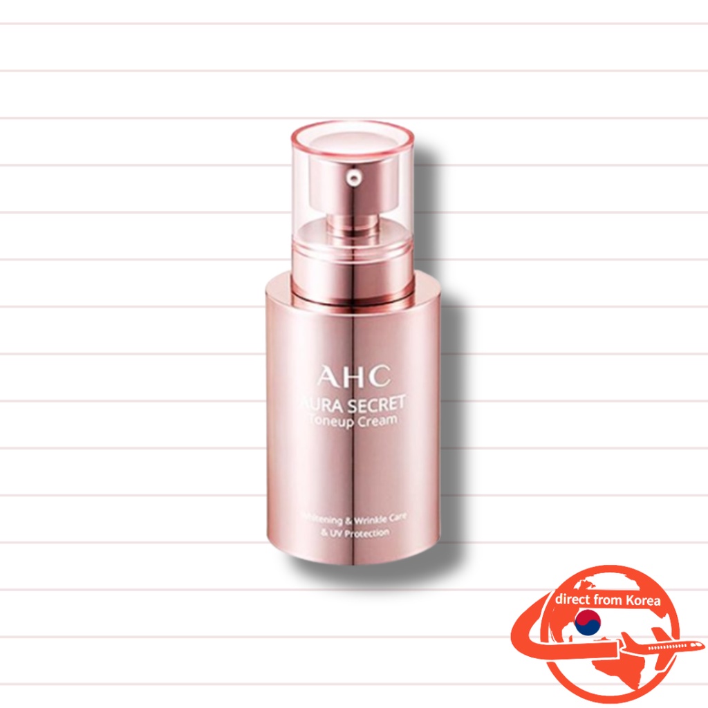 現貨 [AHC] Aura Secret 遮瑕提亮隔離粉紅素顏霜 50g | 蝦皮購物