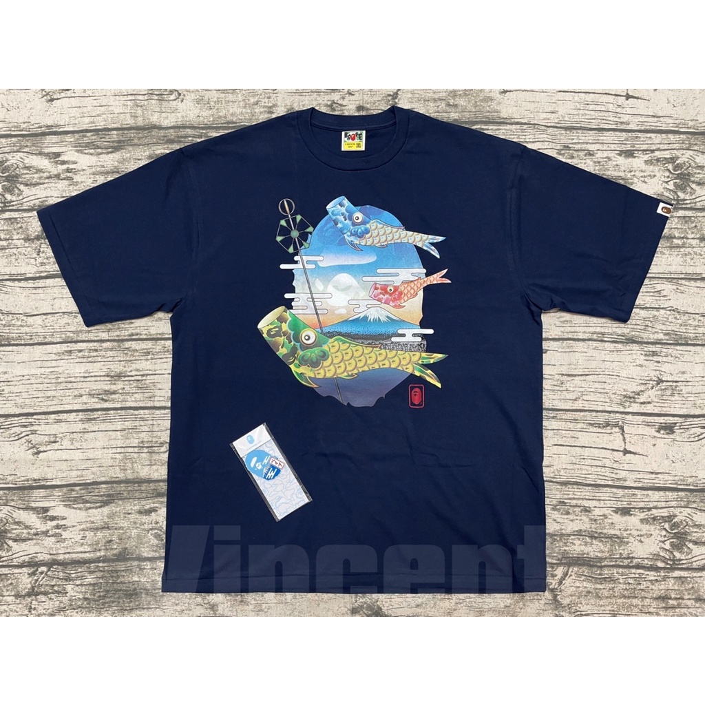 全新 現貨 BAPE KOINOBORI CARP FLAGS 大猿人頭鯉魚TEE 日本兒童節限定 (附贈鑰匙圈) | 蝦皮購物
