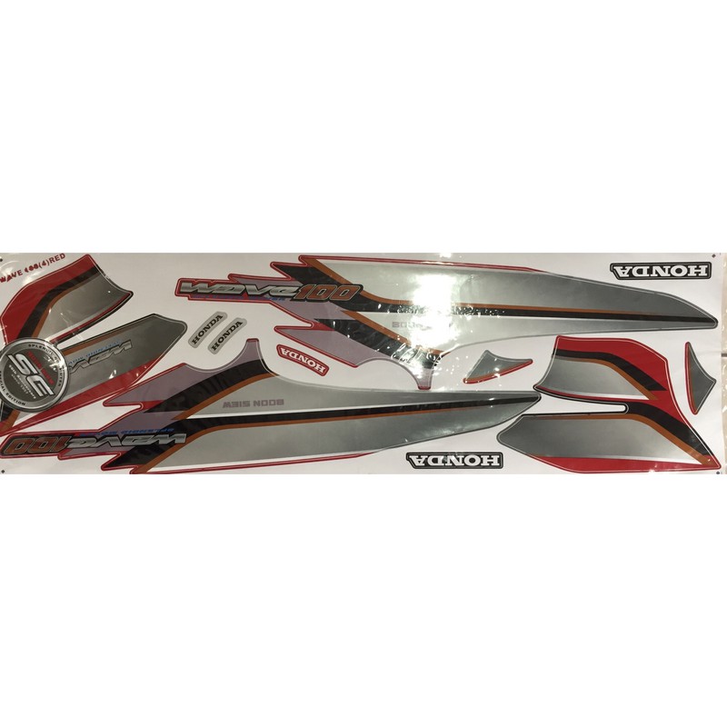 HONDA 本田 wave100/w100 貼紙(4) | 蝦皮購物