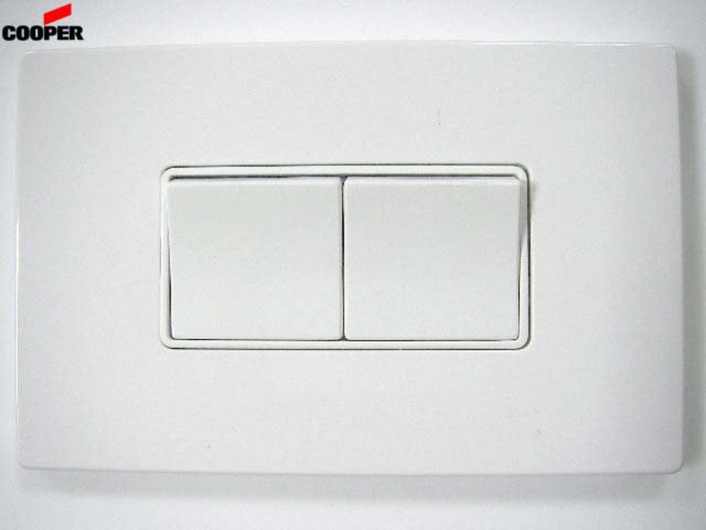 美國COOPER 7728W & PJS26W 15A 120/277V 單聯雙開(2切) 電源開關組 (開關+蓋板) | 蝦皮購物