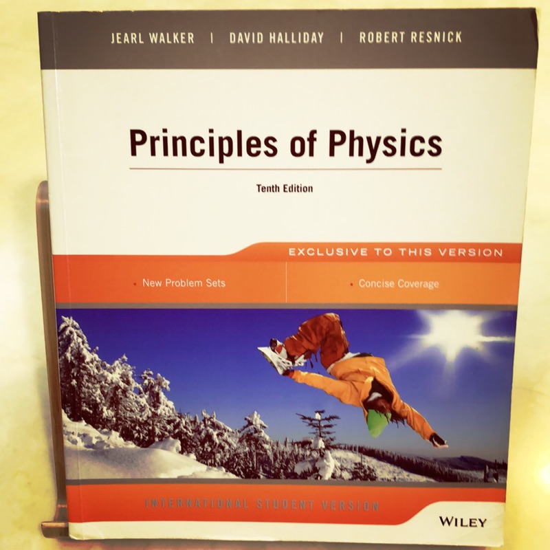 Principles of physics Halliday 普物第10版 | 蝦皮購物