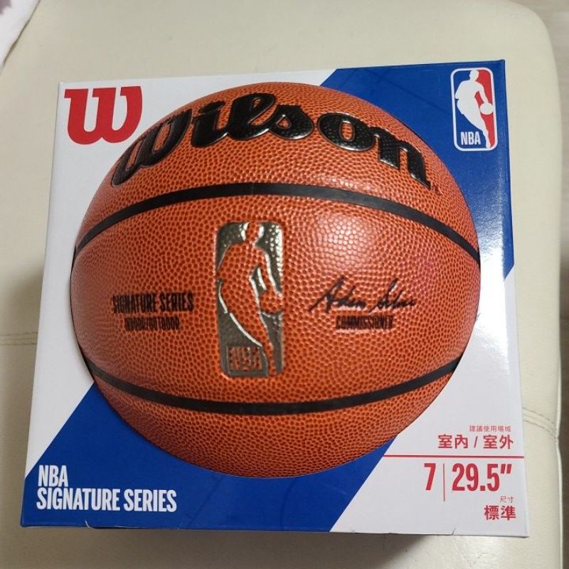 WILSON 威爾森合成皮籃球(7號)NBA SIGNATURE SZ7系列 | 蝦皮購物