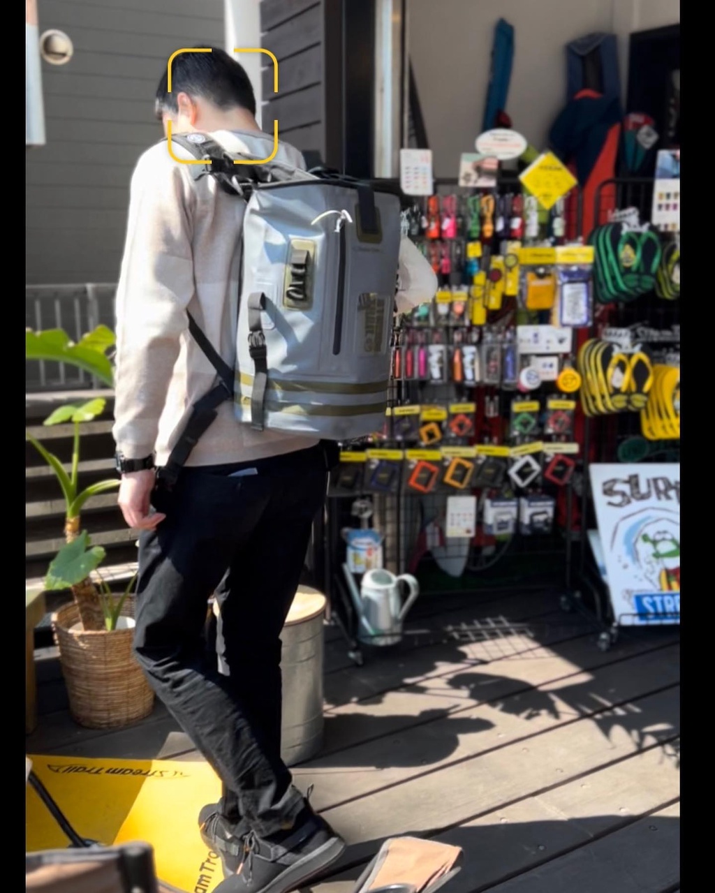 ST 日本StreamTrail戶外防水包25公升雙肩背包D2線條版.限量版DRY TANK 25L STRIPE | 蝦皮購物