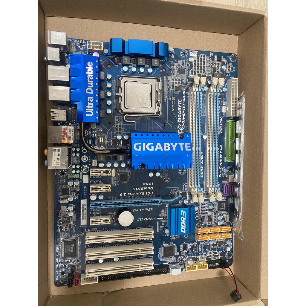 ＊小倉電機＊ 故障品 技嘉GIGABYTE EP45T-UD3R 主機板 | 蝦皮購物