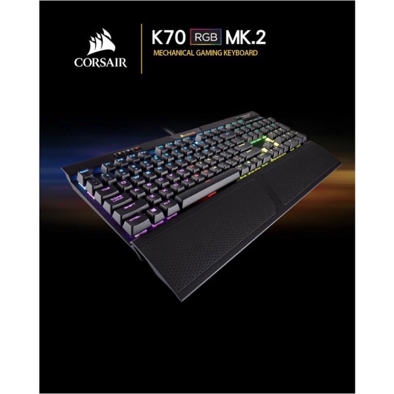 全新 CORSAIR 海盜船 K70 MK.2 RGB 電競 機械式鍵盤-紅軸/中文版 | 蝦皮購物