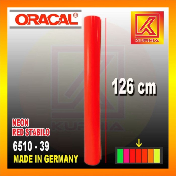 Oracal Sticker 6510 39 霓虹紅 | 蝦皮購物