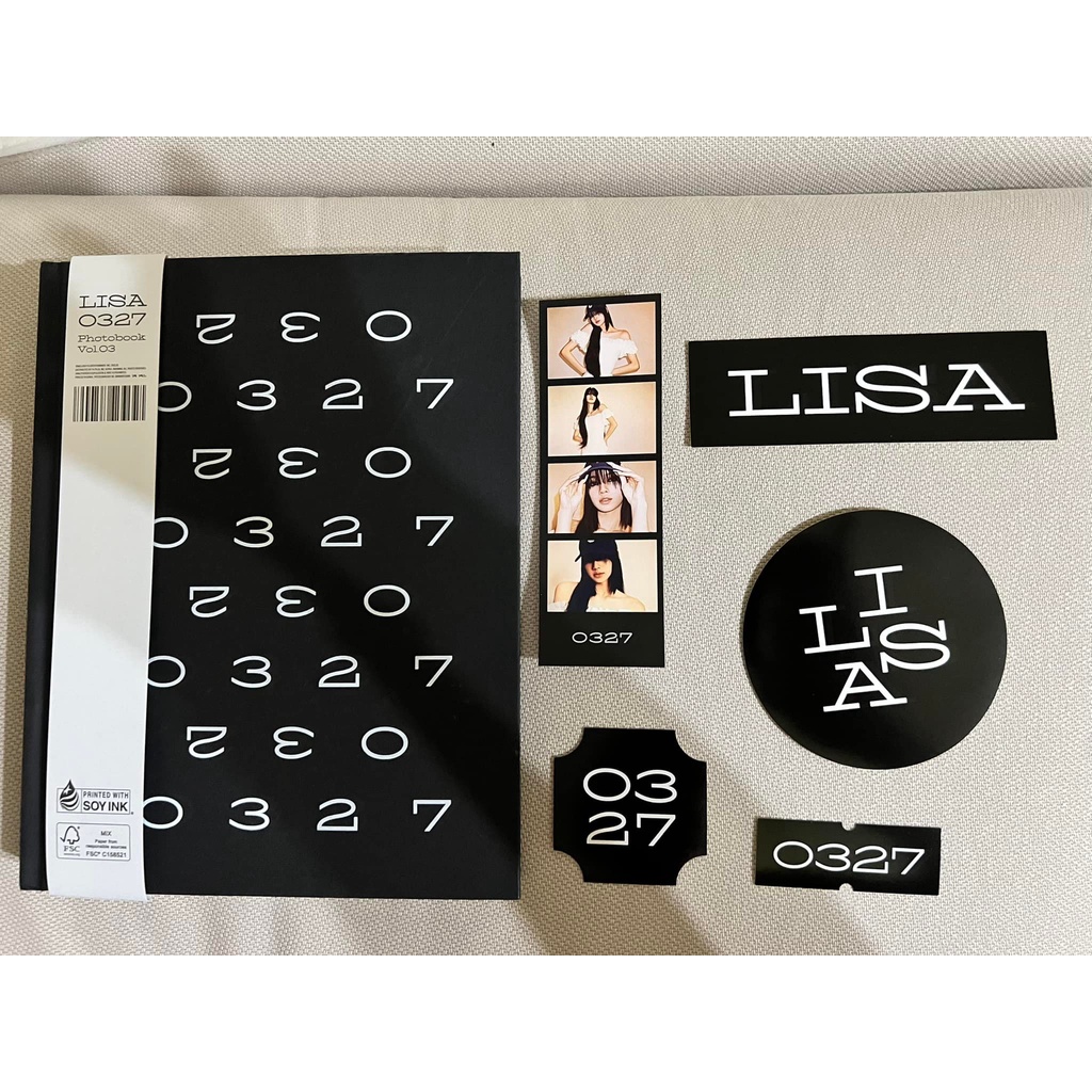 BLACKPINK LISA - 0327 PHOTOBOOK VOL.3 普通版 空專 | 蝦皮購物