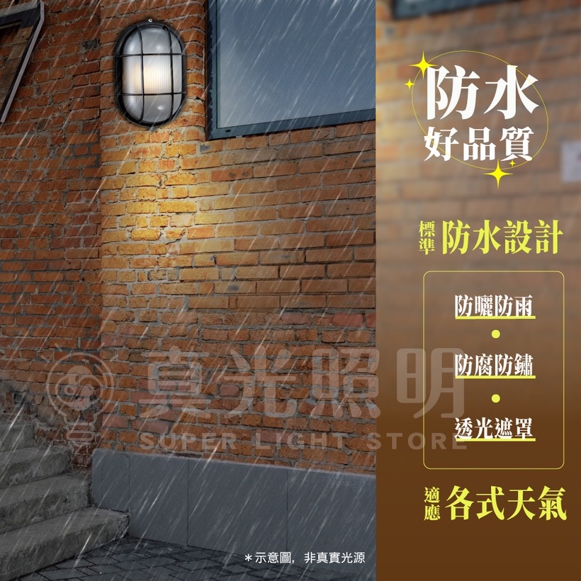 舞光 戶外壁燈OD-2045 防水壁燈 LOFT 工業風 E27替換型壁燈 庭院造景燈 陽台 走廊 | 蝦皮購物