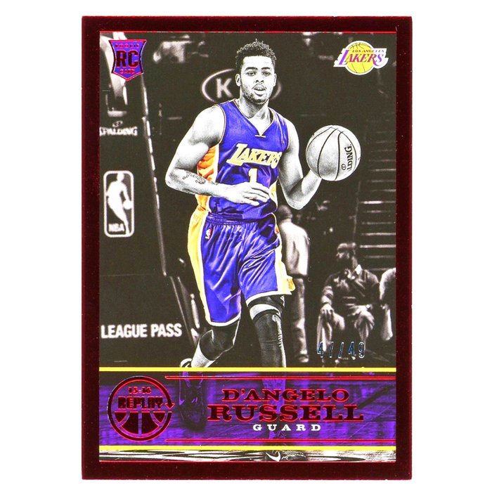低限量49張紅版！(RC) “Dlo” D’angelo Russell 重播Replay Red Rookie版 | 蝦皮購物