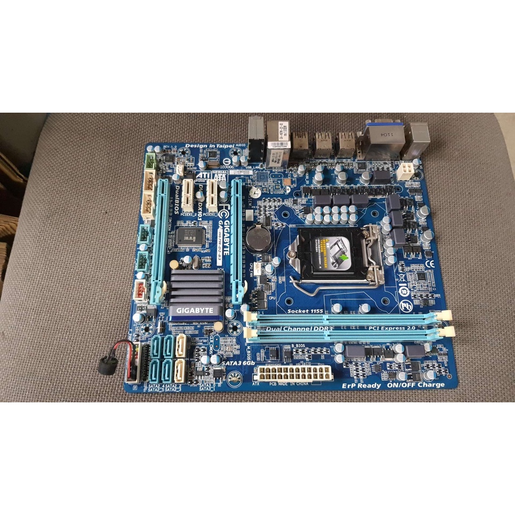 含稅 技嘉 GA-H67M-D2-B3 1155 附檔版 保固一個月 07M836 | 蝦皮購物