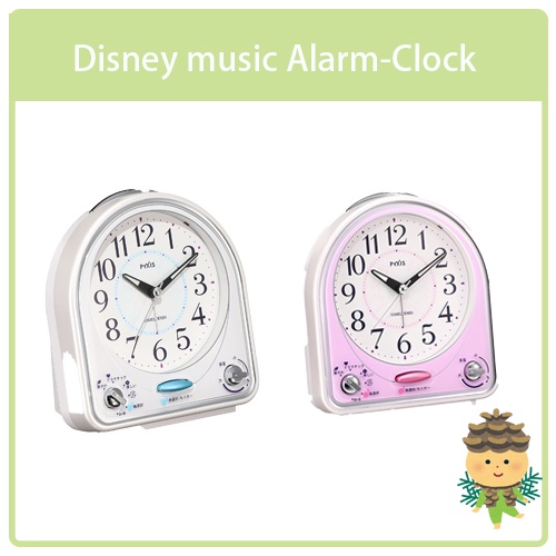 迪士尼音樂鬧鐘 Disney melody alarm clock 31曲主題音樂 31 classic songs | 蝦皮購物