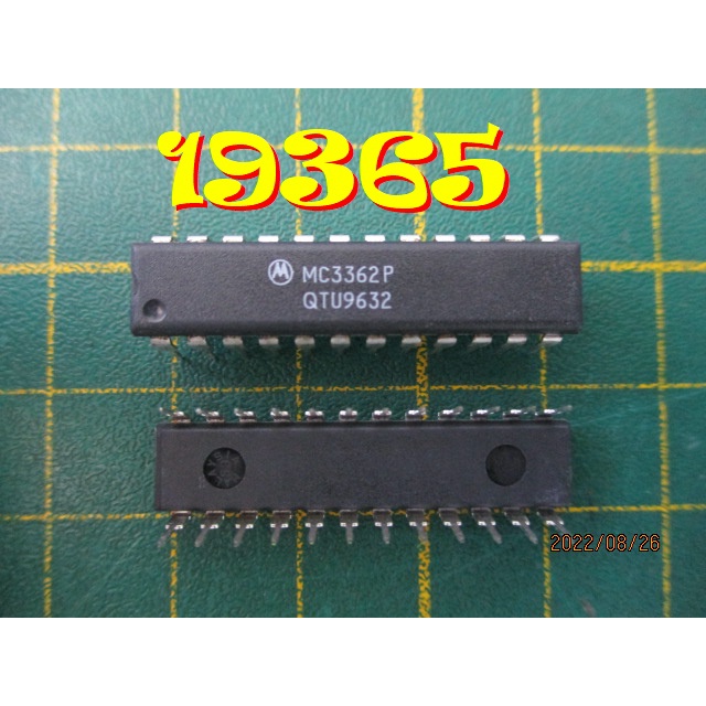 【全冠】MOTOROLA MC3362P DIP-24 Dual Conversion FM Receiver | 蝦皮購物