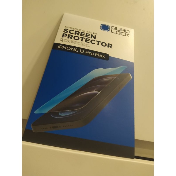 Quad Lock Screen Protector 螢幕玻璃保護貼 iPhone 12 Pro Max | 蝦皮購物