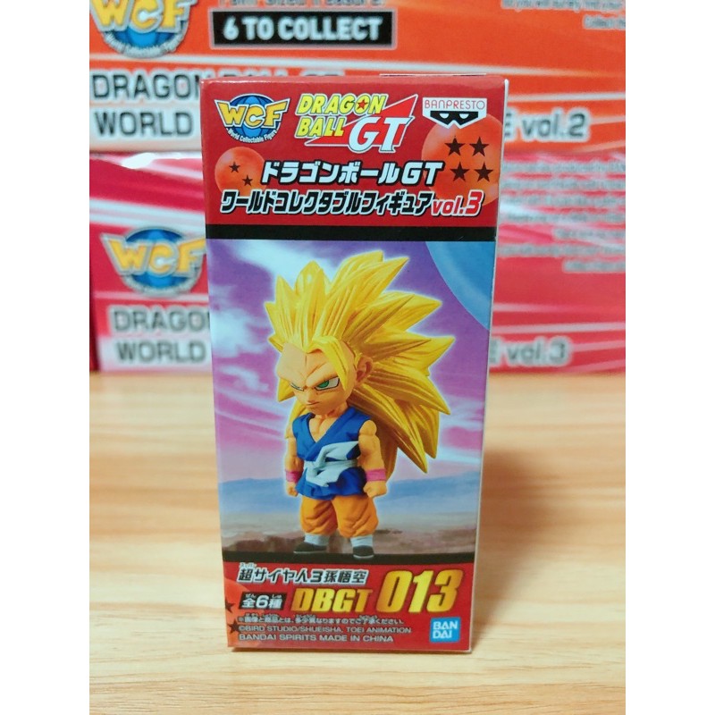 全新 現貨 七龍珠 WCF DBGT GT Vol.3 代理版 海外 超三 悟空 貝吉塔 達爾 貝比 大猩猩 貝比達爾 | 蝦皮購物