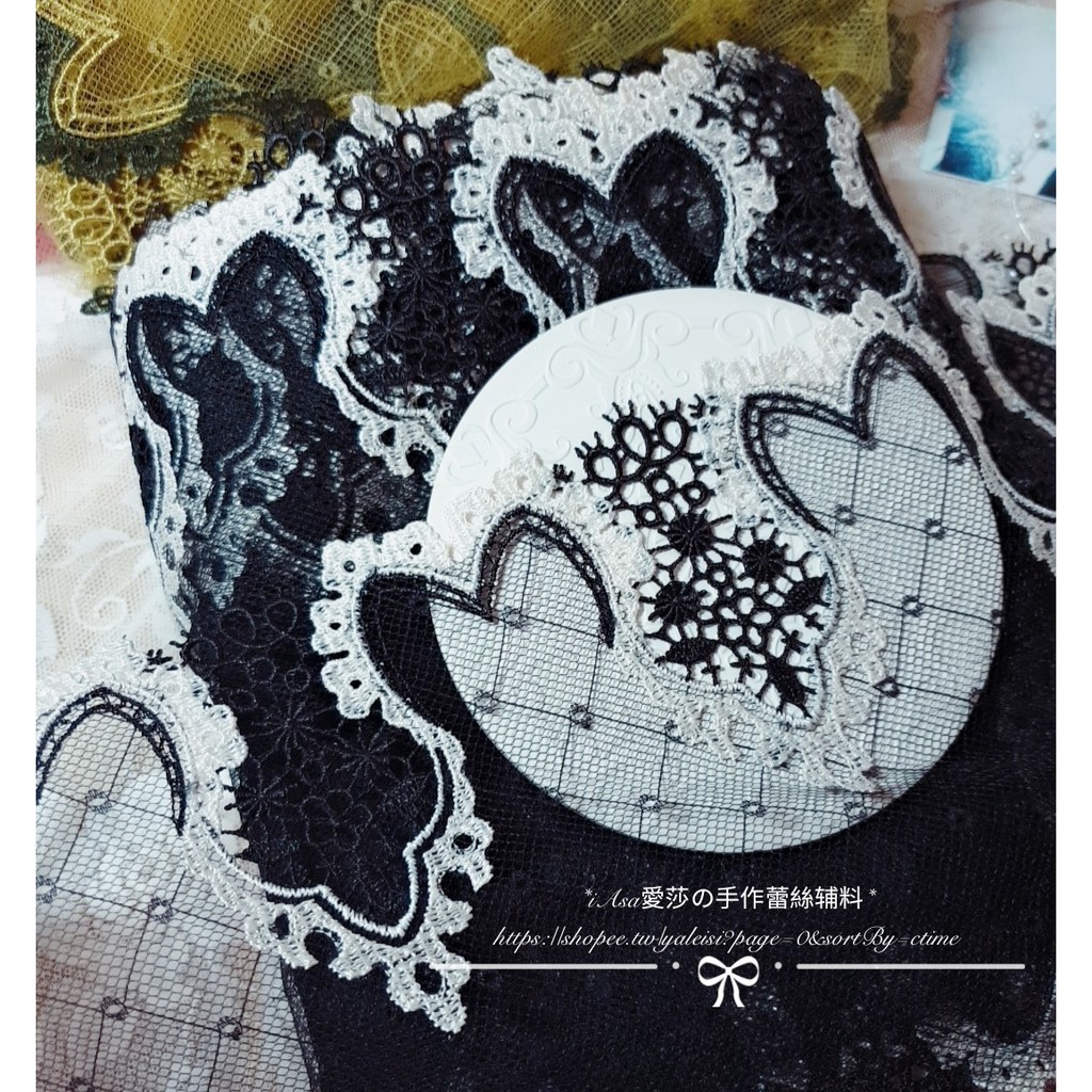 售完無補《iAsa愛莎》手作材料 4色撞色刺繡蕾絲網紗假亮片刺繡DIY服裝輔料裝飾寬17cm | 蝦皮購物