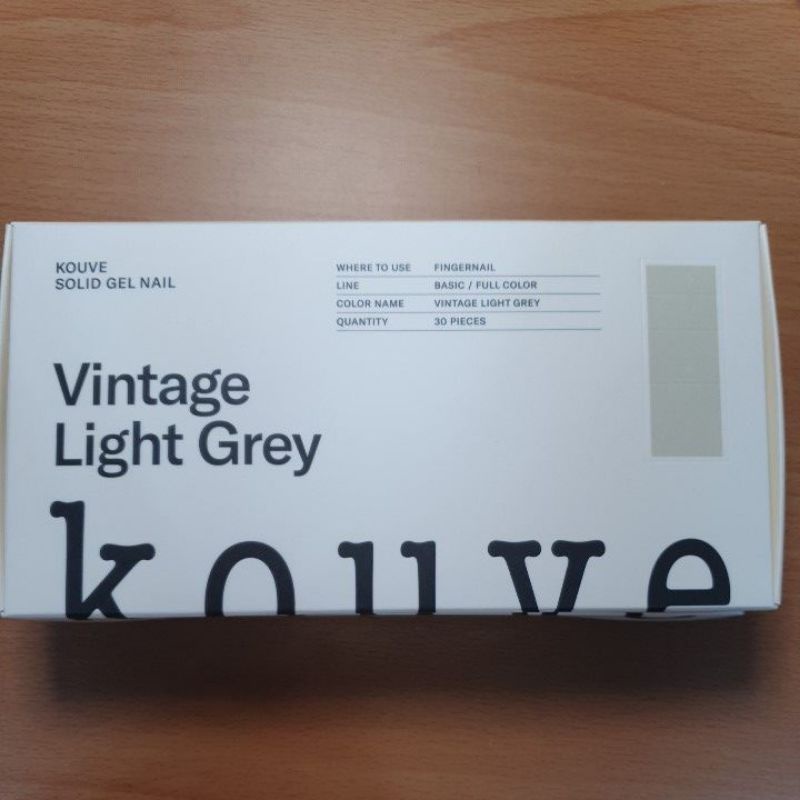 全新正品 韓國 kouve 凝膠美甲貼 指甲貼 單色 30入 | 蝦皮購物