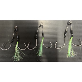 【民辰商行】 泉宏 HARIMITSU DK-55 鋼索鐵板鉤 青物魚鈎 鐵板仕掛 強力夜光 船釣 鐵板鉤 | 蝦皮購物