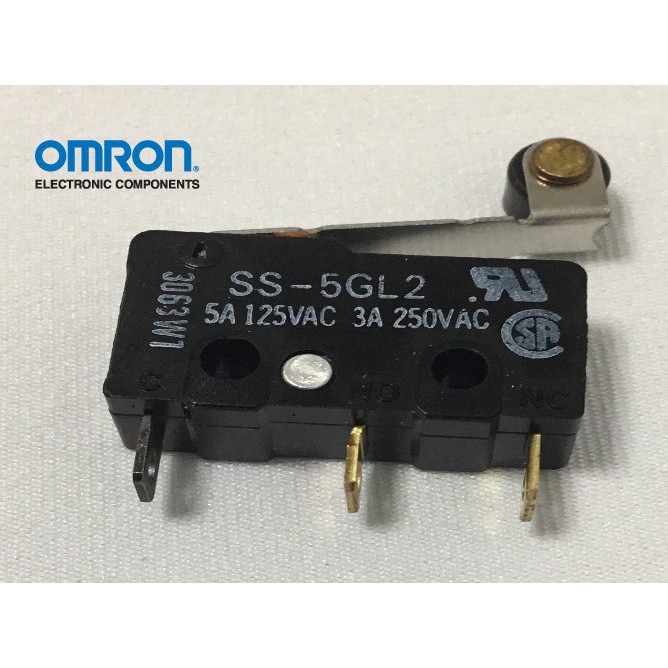 歐姆龍OMRON超小型基本開關 微動押扣開關 微動開關 SS-5GL2 5A 125VAC 3A 250VAC 實品放大 | 蝦皮購物
