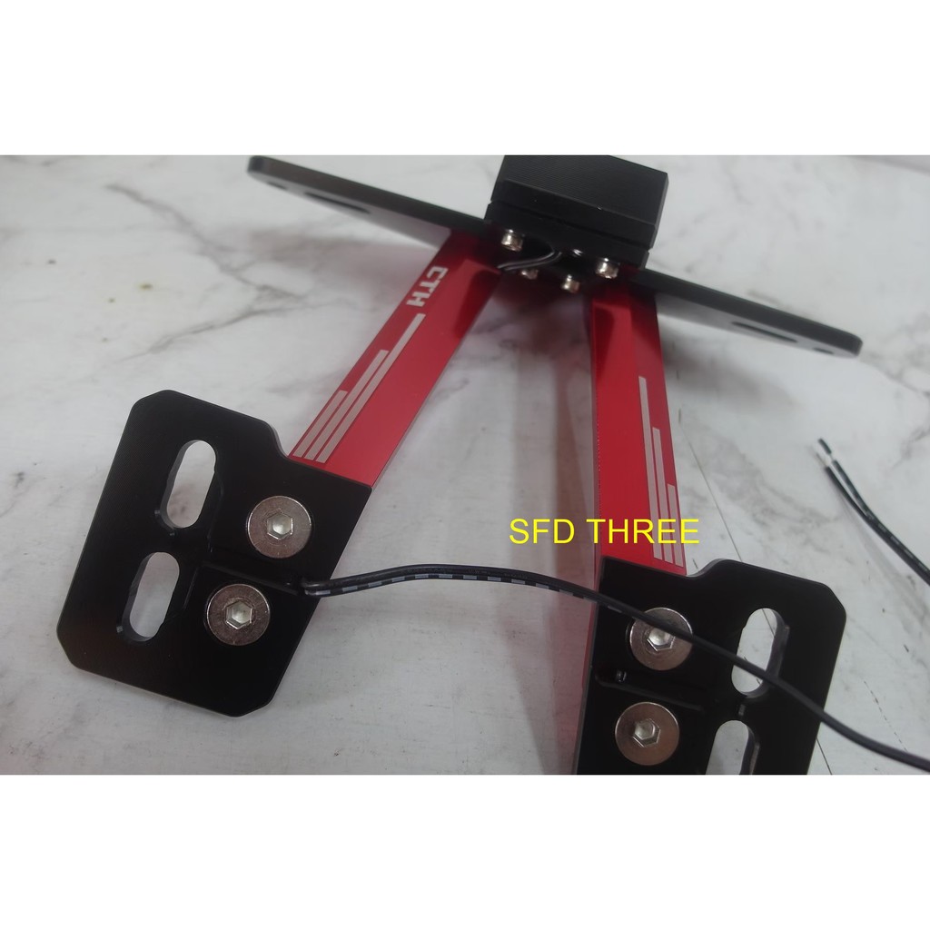 「小星精品」CTH FORCE 短牌架 鋁合金 CNC 車牌架 翹牌 35度 俏牌 大牌架 牌架 牌價 車牌 可裝方向燈 | 蝦皮購物