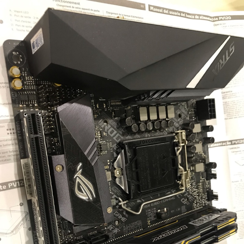 ASUS ROG STRIX B360i gaming itx主機板 8.9代cpu | 蝦皮購物