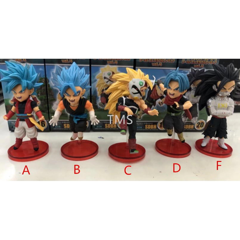 七龍珠超 WCF VOL4. SDBH 英雄系列五款 悟空 特南克斯 | 蝦皮購物