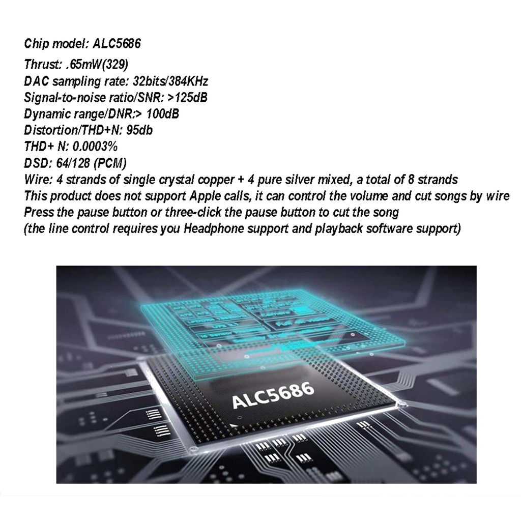 Alc5686 Cx31993 DAC 解碼 3.5mm HIFI 放大器適配器耳機線設備聲音放大器 32bits/38 | 蝦皮購物