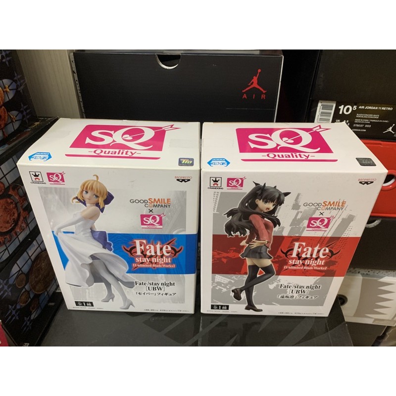 日版 現貨 景品 sq gsc fate stay night UBW 賽巴 Saber 命運停駐之夜 遠坂凜 | 蝦皮購物