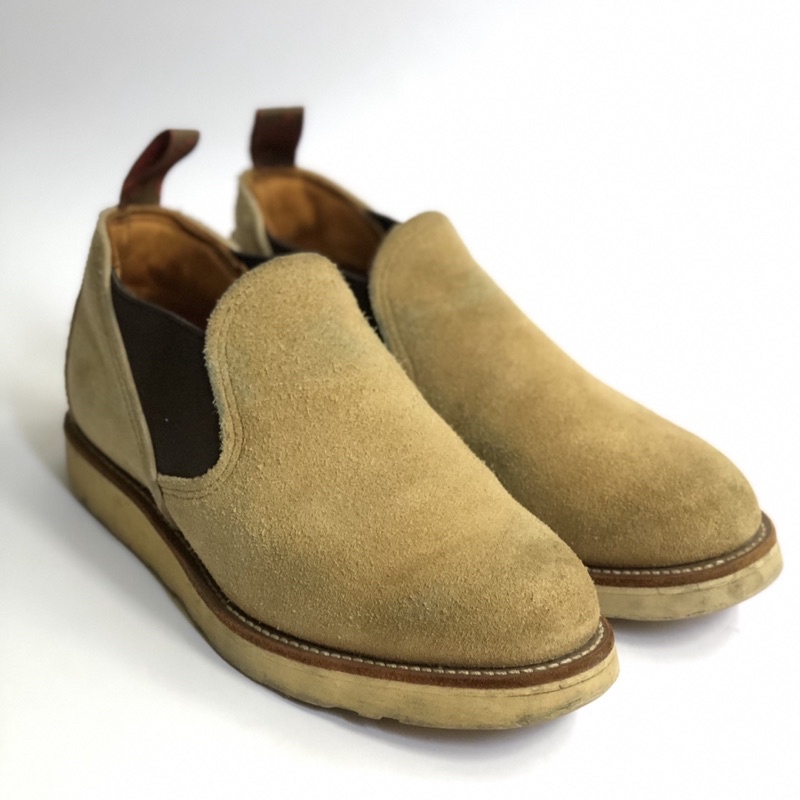 美國製日本限定RED WING ROMEO BOOTS Suede 8148 淺沙色麂皮短筒工作靴8.5E 90s絕版 | 蝦皮購物