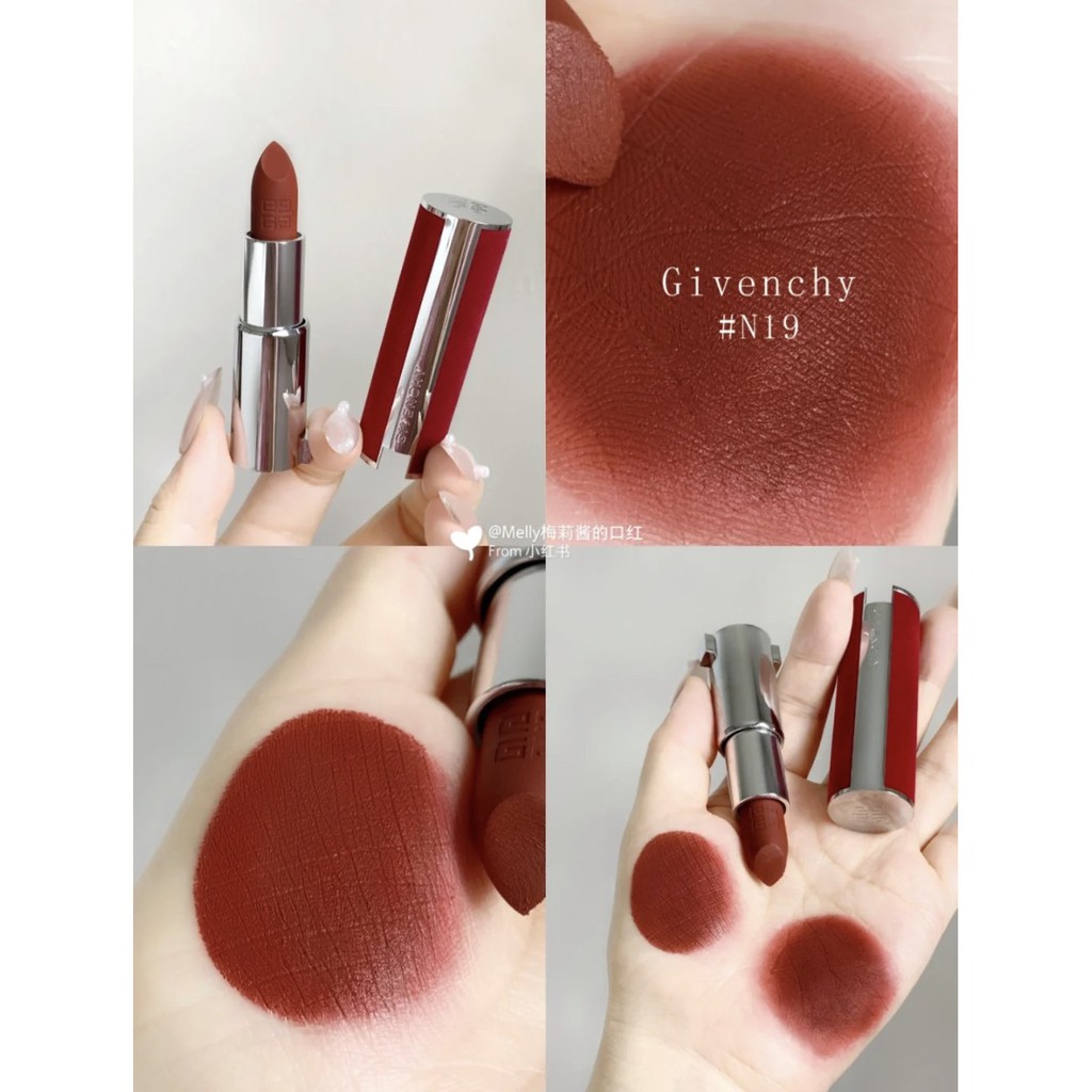 Y.A🌸 Givenchy 紀梵希 N17 N27 N28 高級訂製香吻誘惑紅絲絨唇膏 粉絲絨 口紅 七夕限定 | 蝦皮購物