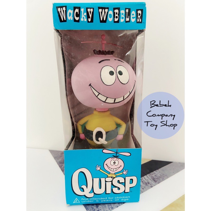 2001年 絕版 Funko bubble head Quisp 桂格麥片 早餐麥片 吉祥物 搖頭公仔 搖頭娃娃 古董 | 蝦皮購物