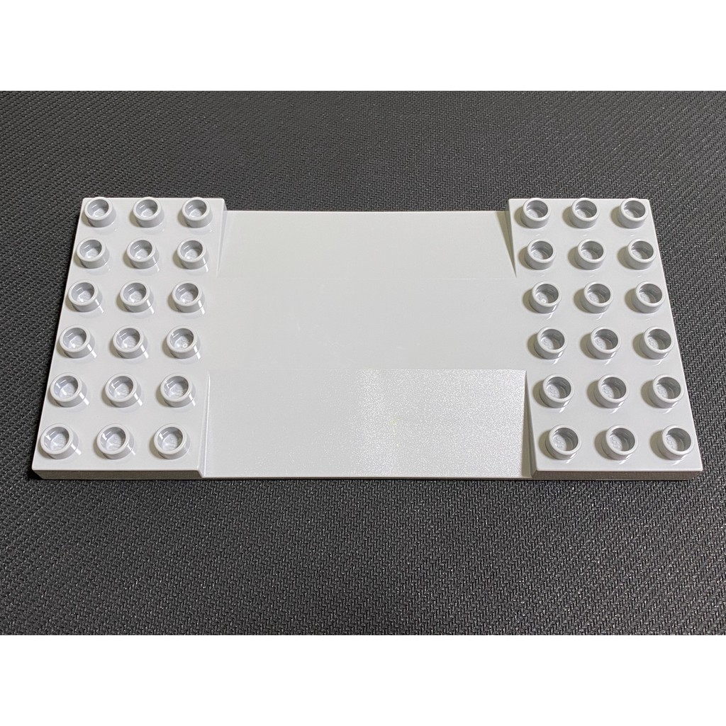 樂高 得寶 零件 坡道底板 6x12｜LEGO duplo Plate 6x12 with Center Ramp | 蝦皮購物