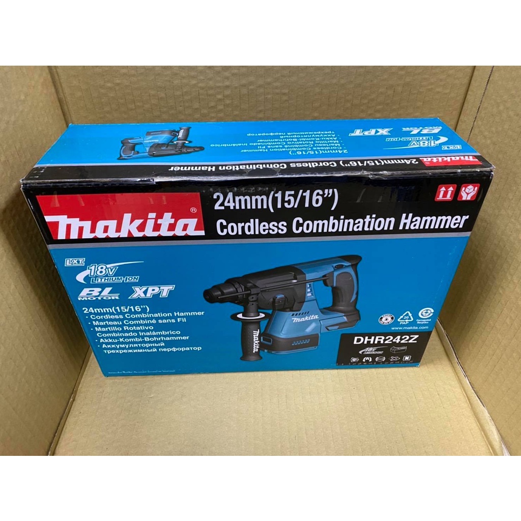 Makita牧田 DHR242 DHR242Z 18V充電式鎚鑽 台灣現貨 | 蝦皮購物