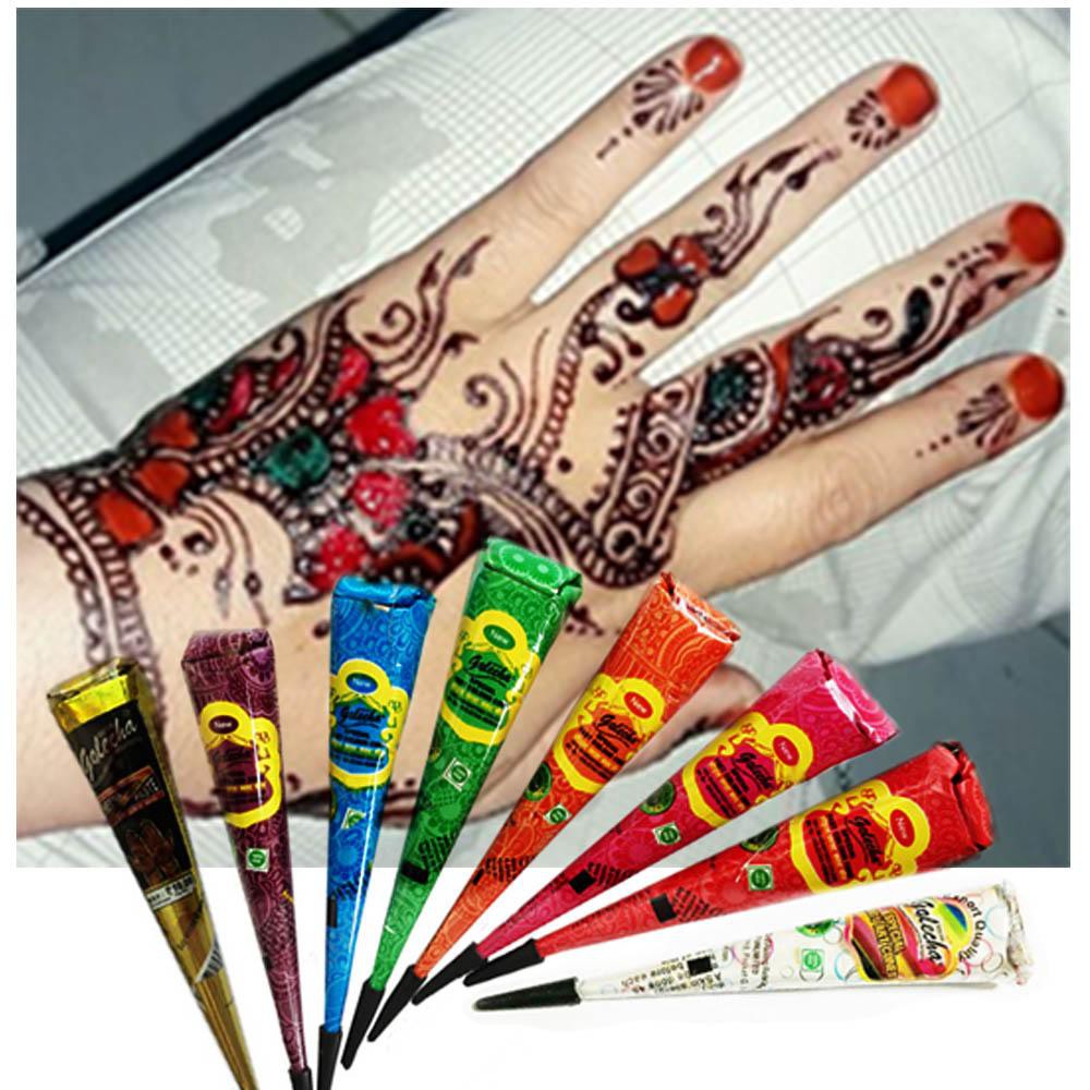 Henna Cone Tato Badan / Hena Pewarna Kuku | 蝦皮購物
