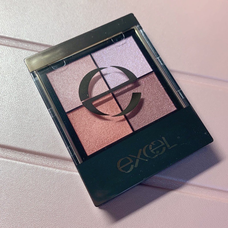 Excel 光綻時裳四色眼影盤 CS07 #蜜光薰衣 | 蝦皮購物