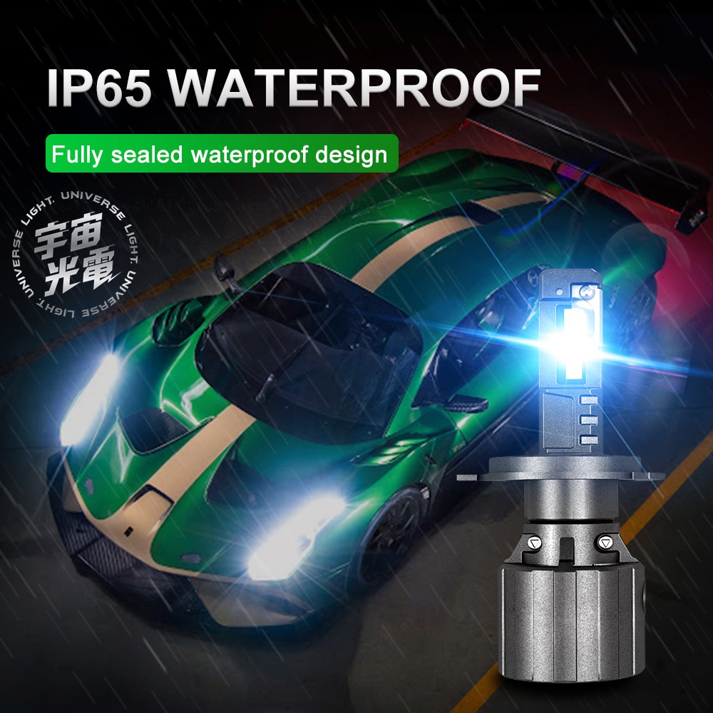 P19 RS 65W 解碼 LED 大燈 6500LM H4/HS1/H7/H11/9006/9012 大燈 汽車 機車 | 蝦皮購物