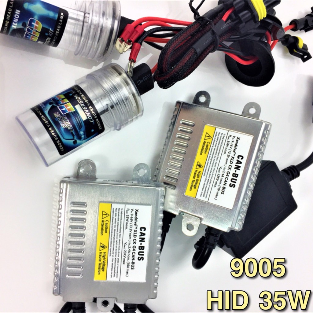 9005 HID 氙氣燈 大燈 遠燈 M8 解碼安定器 35W 燈組套件 4300K 5000K 6000K 8000K | 蝦皮購物