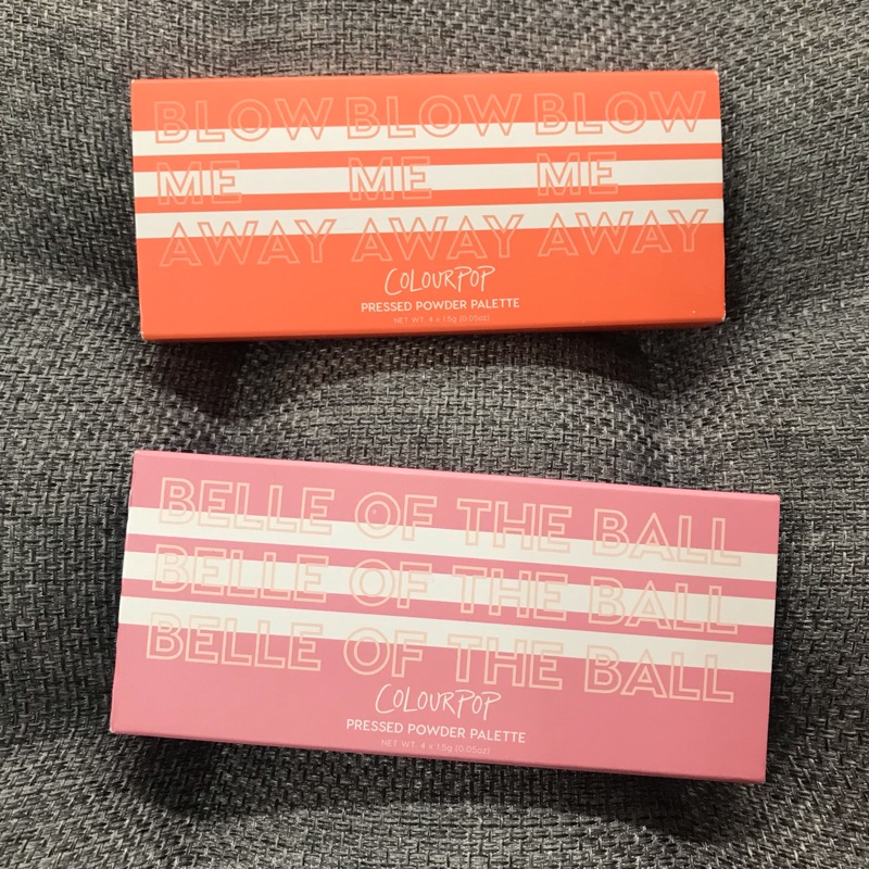 全新 Colourpop 四色眼影盤 blow me away belle of the ball | 蝦皮購物