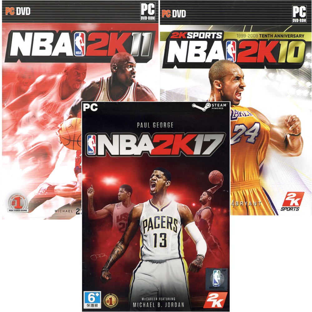 【經典收藏系列】NBA 2K10、NBA 2K11 PC全新英文版 | 蝦皮購物
