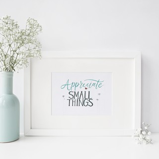 Appreciate Small Things print/掛畫/印刷畫 | 蝦皮購物
