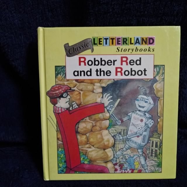 (出清）英文童書 繪本 Robber Red and the Robot | 蝦皮購物