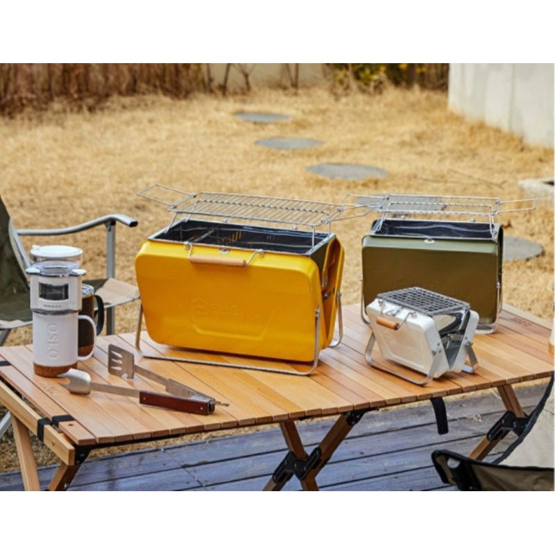 韓國OSLO OUTBACK 露營烤肉架 攜帶型收納盒 露營必備 野餐必備 韓國人氣 中秋烤肉 烤肉必備 網紅必備 | 蝦皮購物
