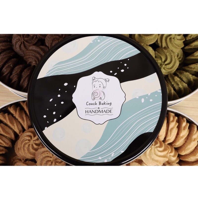 🎀食尚玩家推薦🎀conch baking手工曲奇餅乾🌟買十送一🌟｜伴手禮｜年節禮盒｜彌月禮盒 | 蝦皮購物