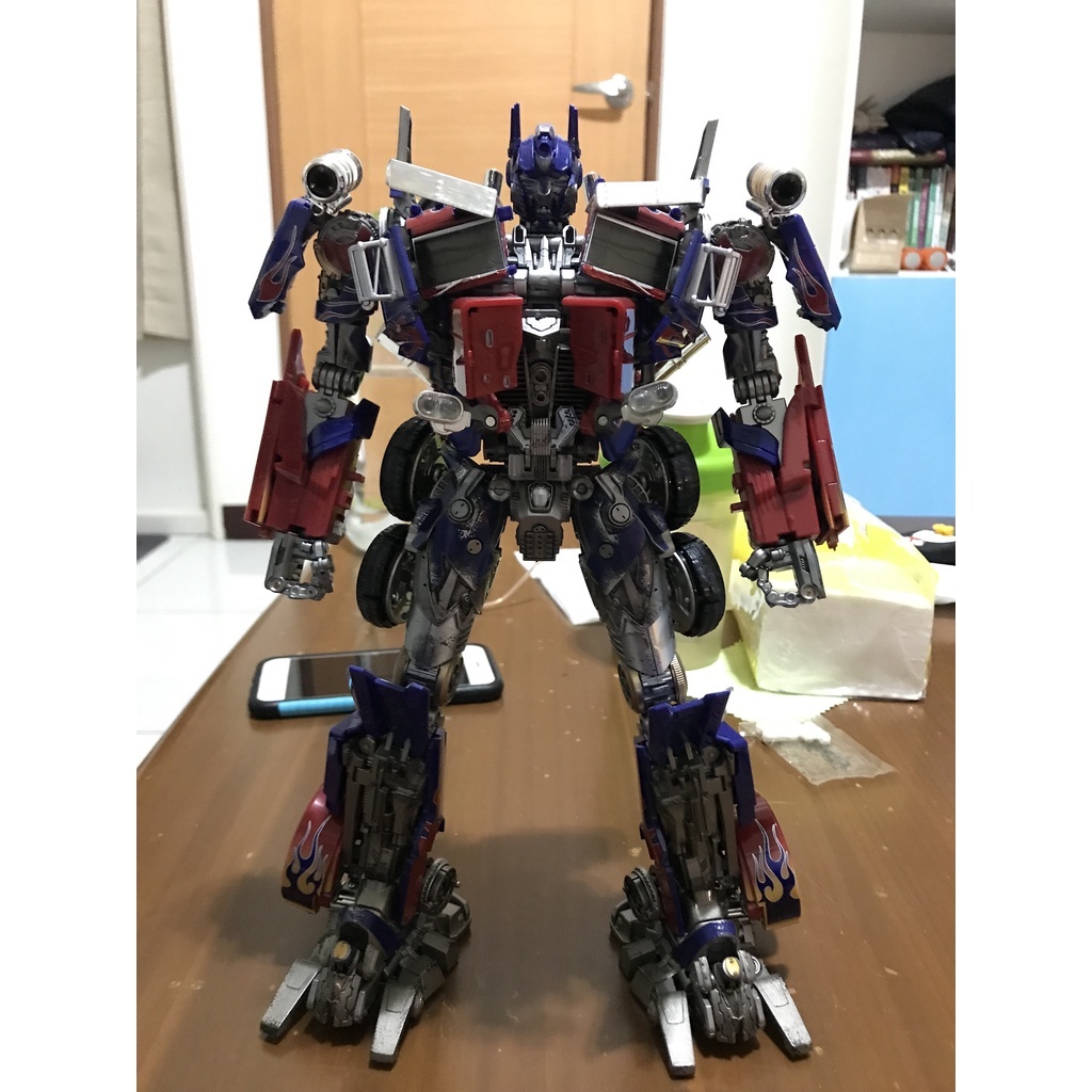 【黑蘋果x威將】變形金剛 mpm04 mpm-04 放大 ko 精塗 再版 柯博文 擎天柱 二手/僅拆檢 | 蝦皮購物