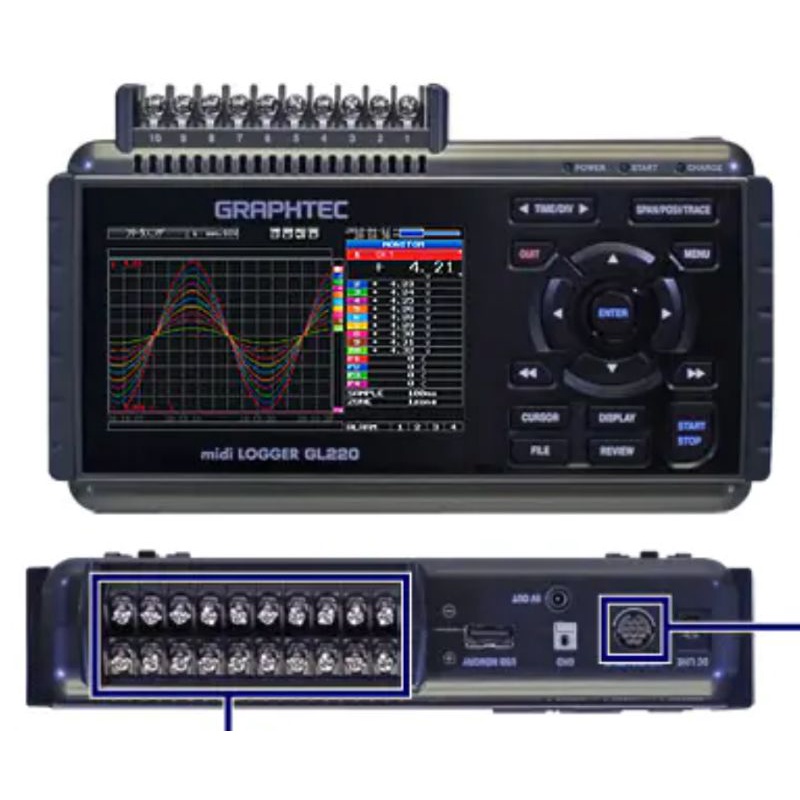 GRAPHTEC midi logger GL220溫度/電壓/濕度記錄器 | 蝦皮購物